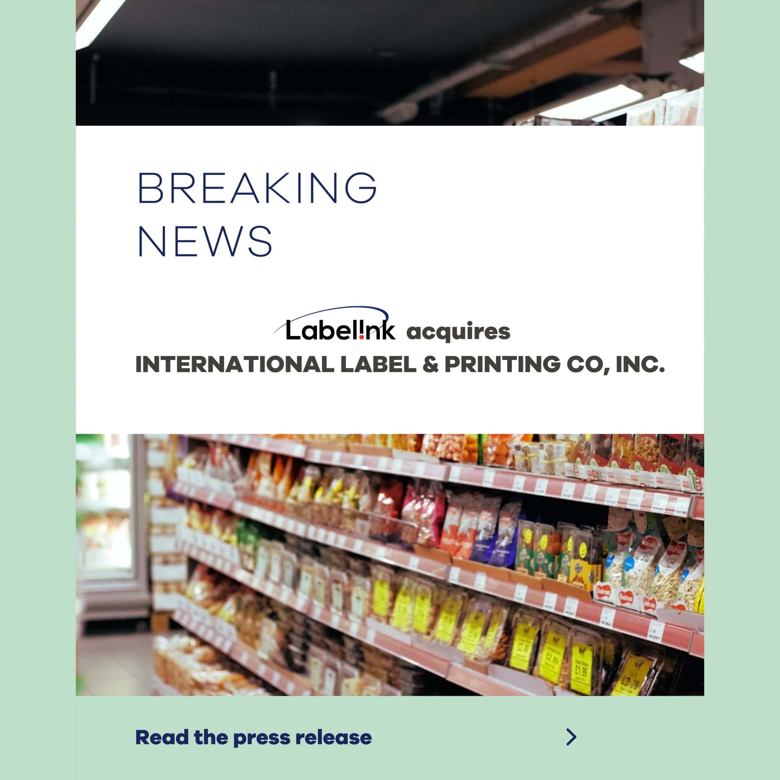 Labelink acquires International Label in Chicago - Labelink